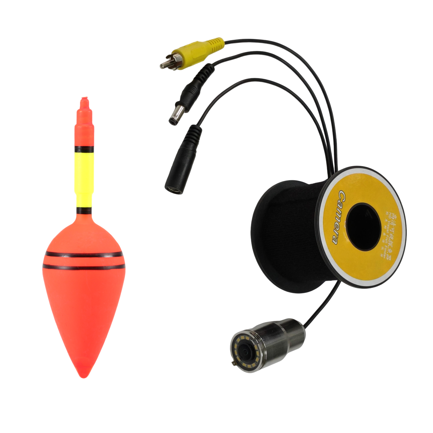 1200TVL Подводная рыболовная камера с 12 светодиодами, ночное видение, водонепроницаемая, в форме рыбы, аксессуар для лодки и подледной рыбалки с кабелем 15м/30м/50м