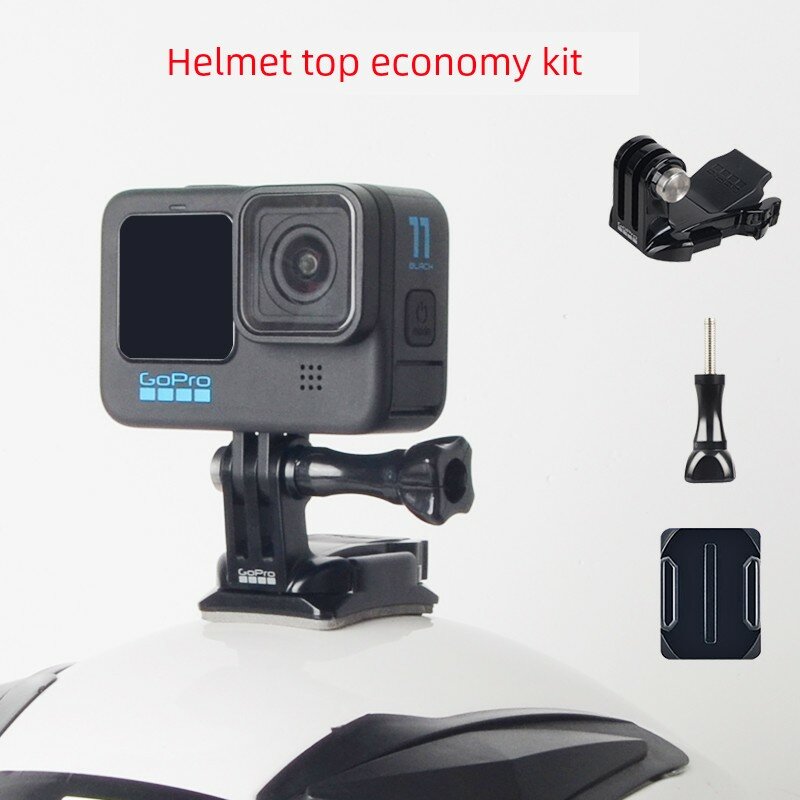 Эконом-набор для крепления GoPro на верх шлема, бюджетный аксессуар