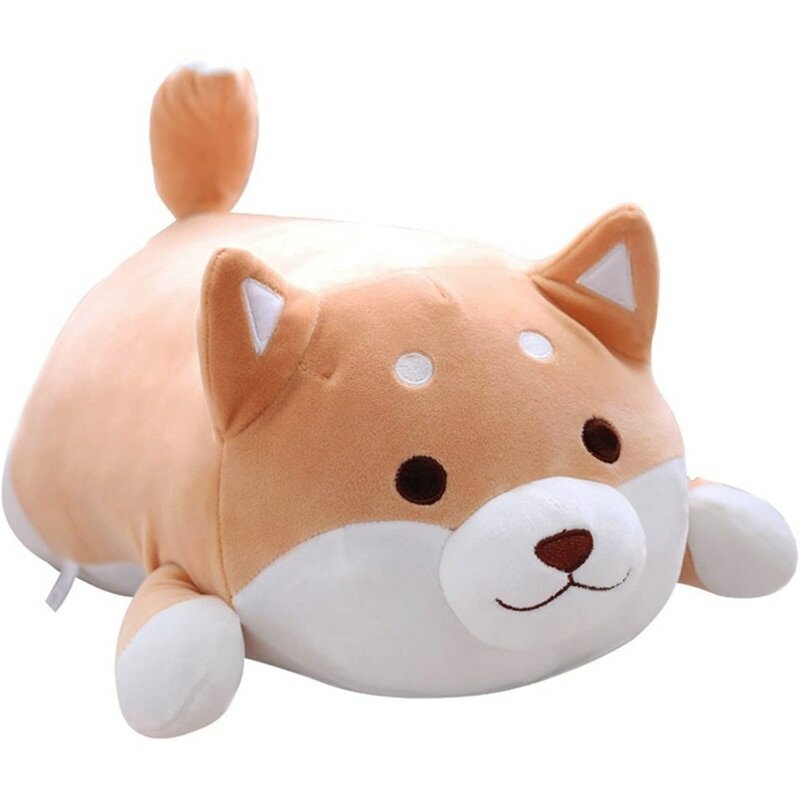 40 см Shiba Inu Dog Stick Подушка, Милая Корги Акита Варированные Животные Кукла Игрушка Подарки На День Святого Валентина Подарки, Рождество, Диван Палька Подушка (Коричневый)