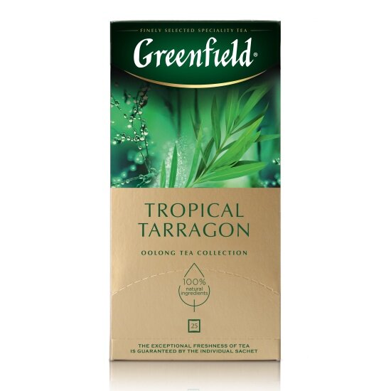 Чай Greenfield Tropical Tarragon, улун, 25 пакетиков