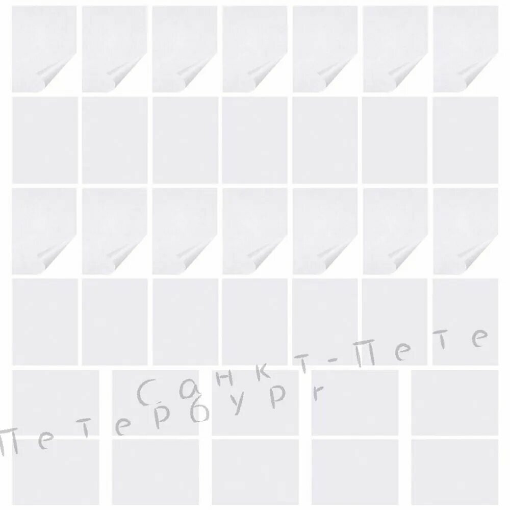 50 листов пустого алмазного художественного клейкого холста, бумага для компании, наклейка от пыли, не прилипает, белая 21X14.8 см