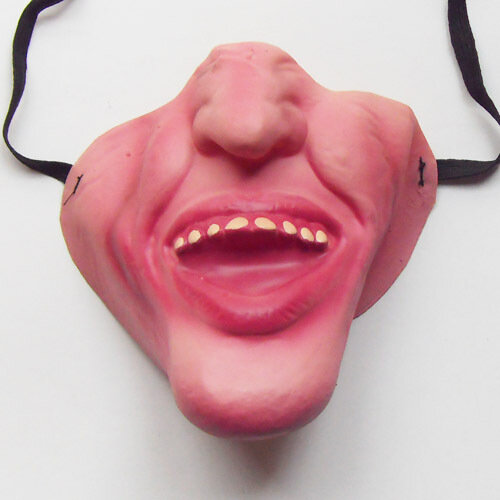 Собачка срывает маску, уморительная маска, трясущаяся губа, хохотун, хохотун