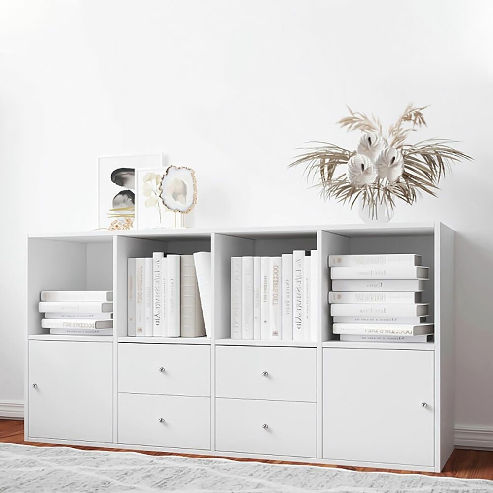 Фиеста К Стеллаж-комод Билли 24 FS белый дизайн IKEA