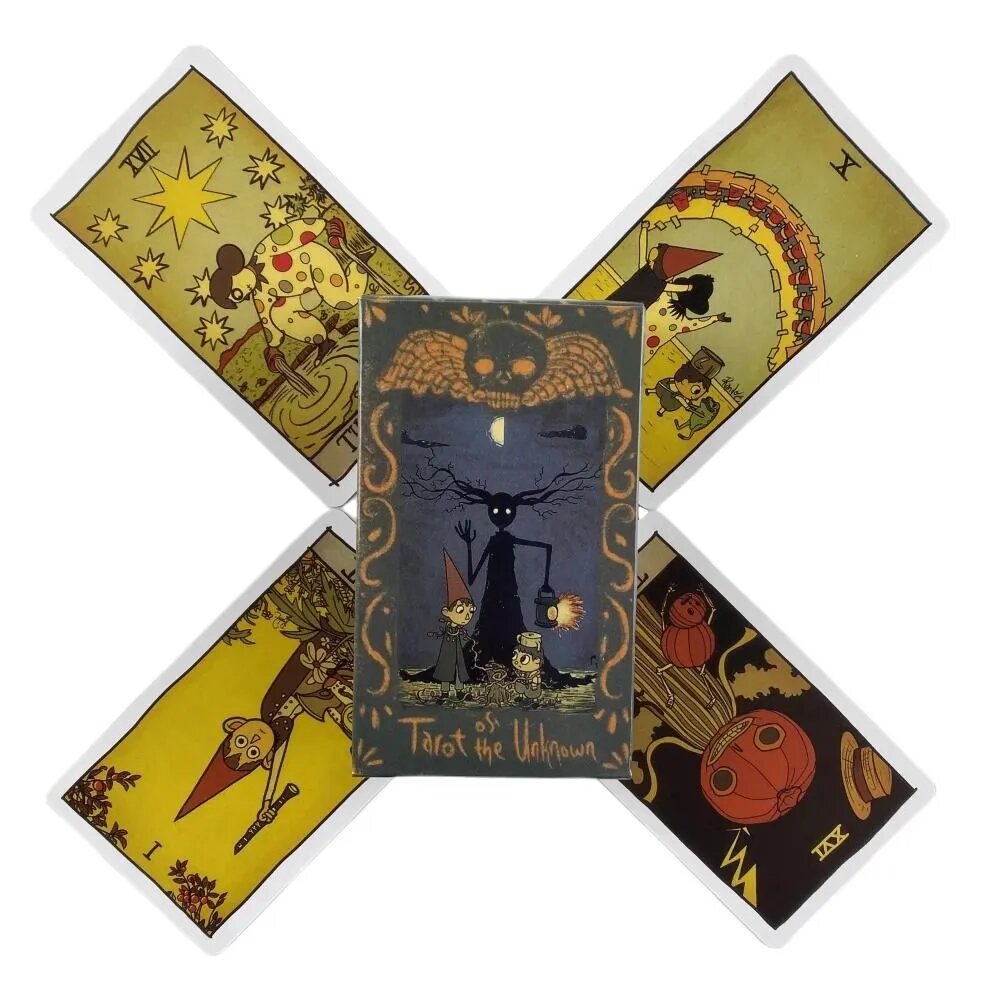 Карты Таро Неизвестного/Tarot Of The Unknown,78 шт, Гадальные карты