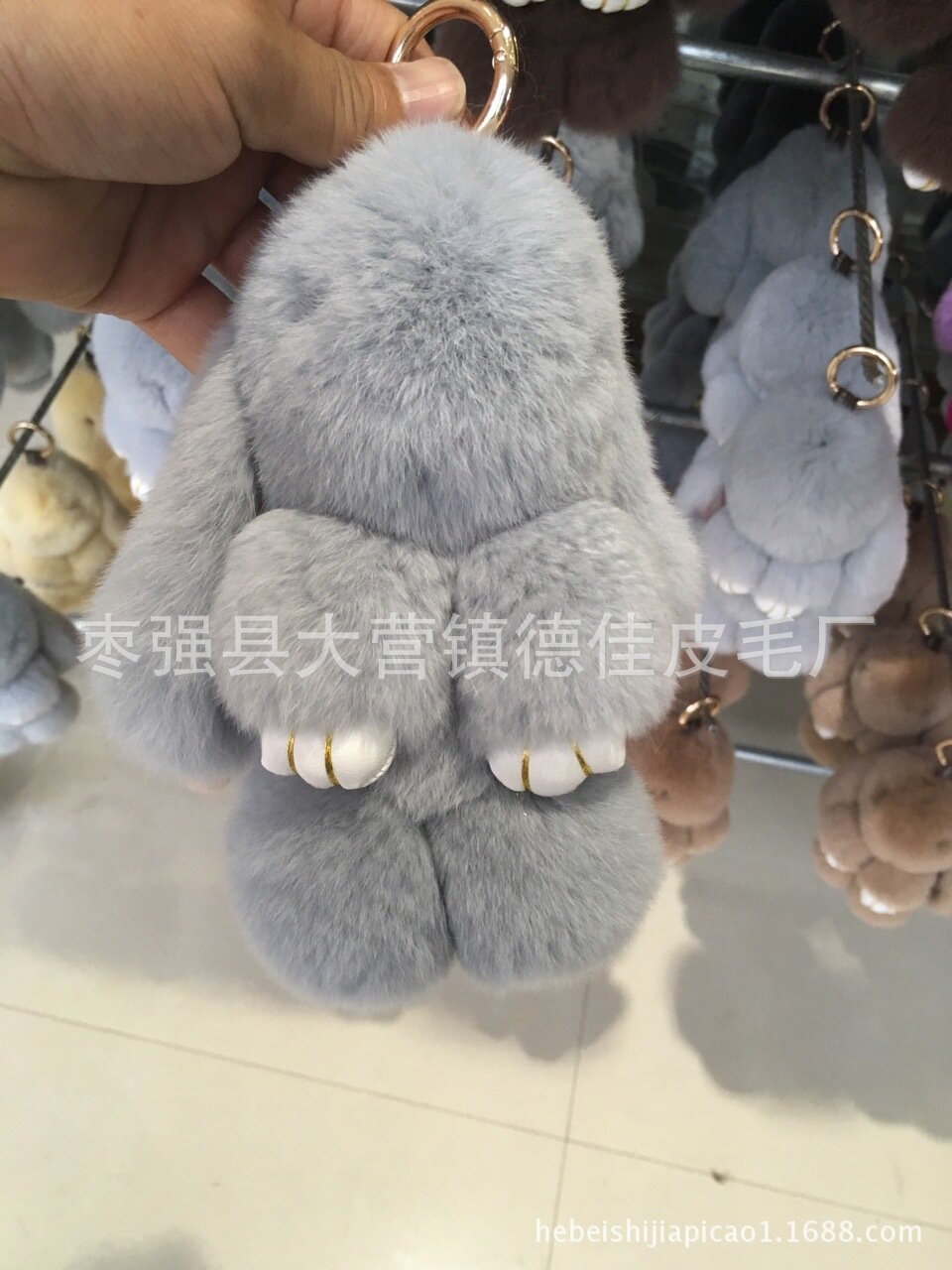 Прямые продажи с фабрики 18cm года, большой кулон из меха кролика рекса, сумка для кролика, универсальная сумка для автомобиля, цветная искусственная кроличья шкура