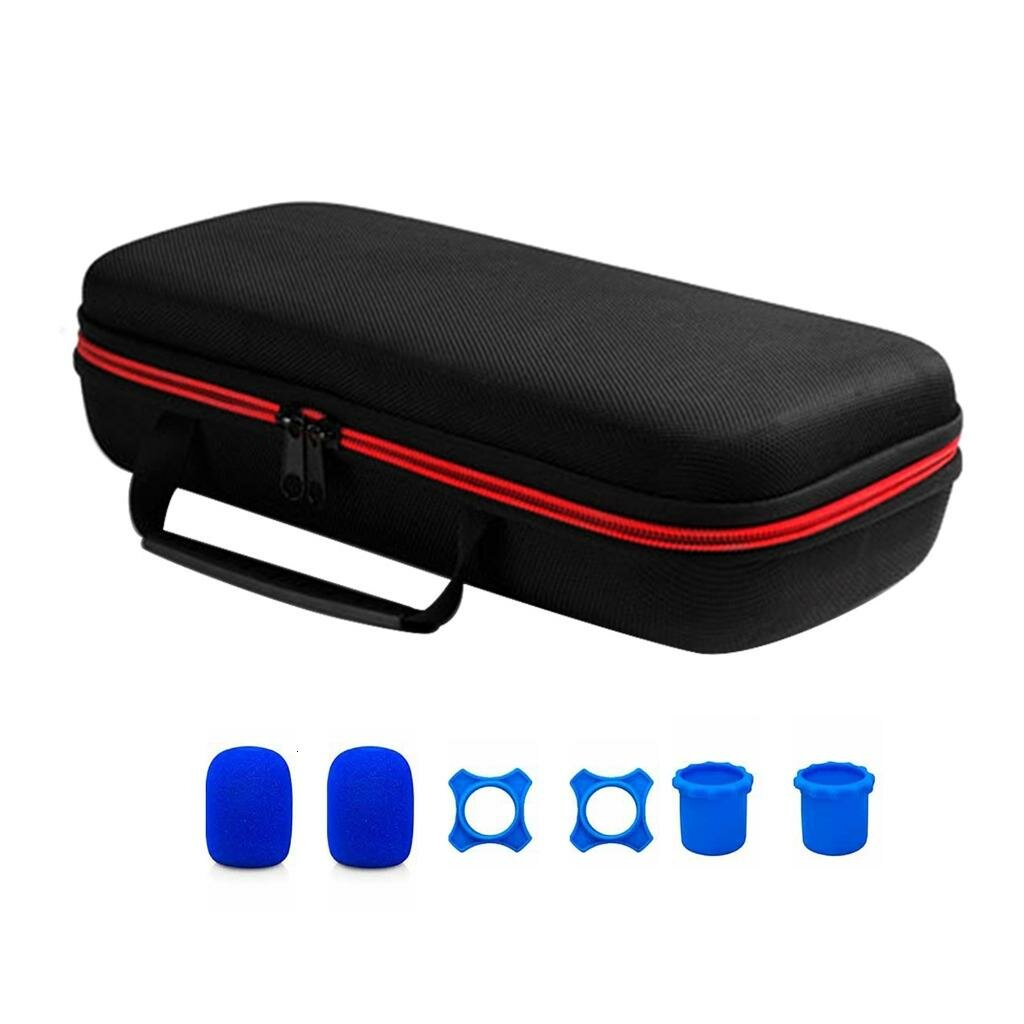 Чехол-кейс EVA для беспроводного микрофона, Синий