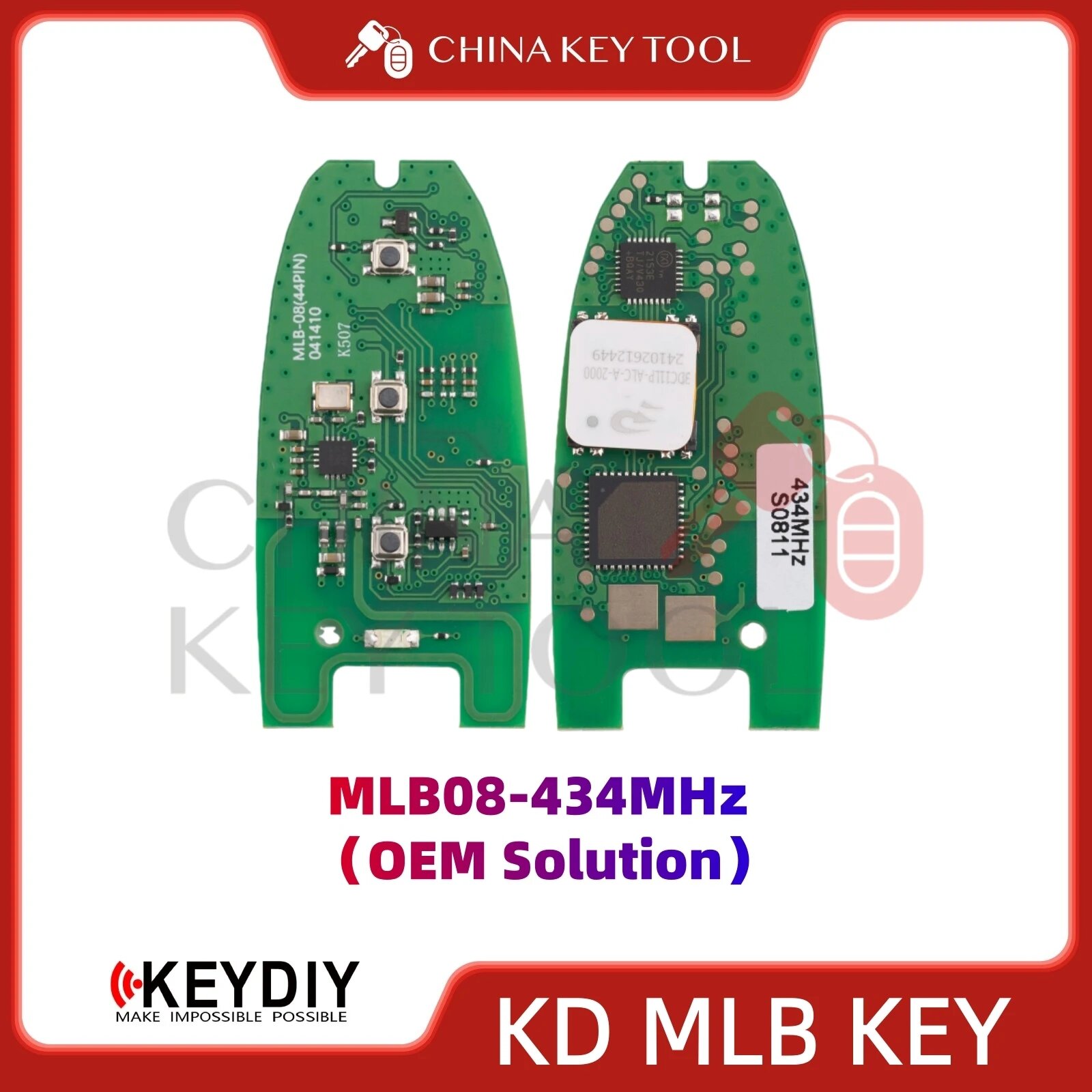 Инструмент KeyDIY KD-MP Добавьте ключи MLB-систем для Audi/Porsche/Lamborghini/Bentley/VW MLB Systems KD-MP с 1 шт. MLB26 и MLB08 MLB08 OEM PCB ONLY