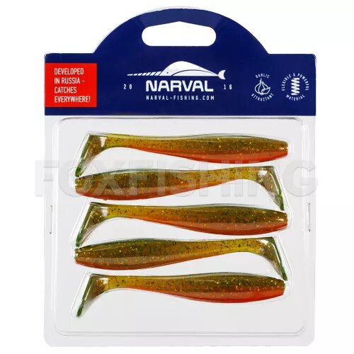 Силиконовая приманка Narval Choppy Tail 10cm #005 5шт.