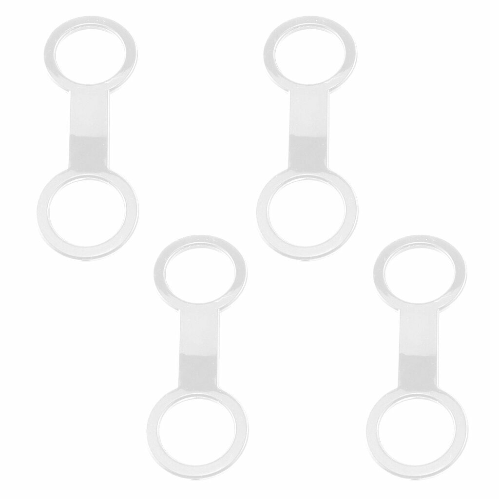 Универсальный Зажим для фиксации держателя для трубки для подводного плавания 4шт Пластиковый зажим Насадки для держателя ремешка для маски для подводного плавания Простота использования