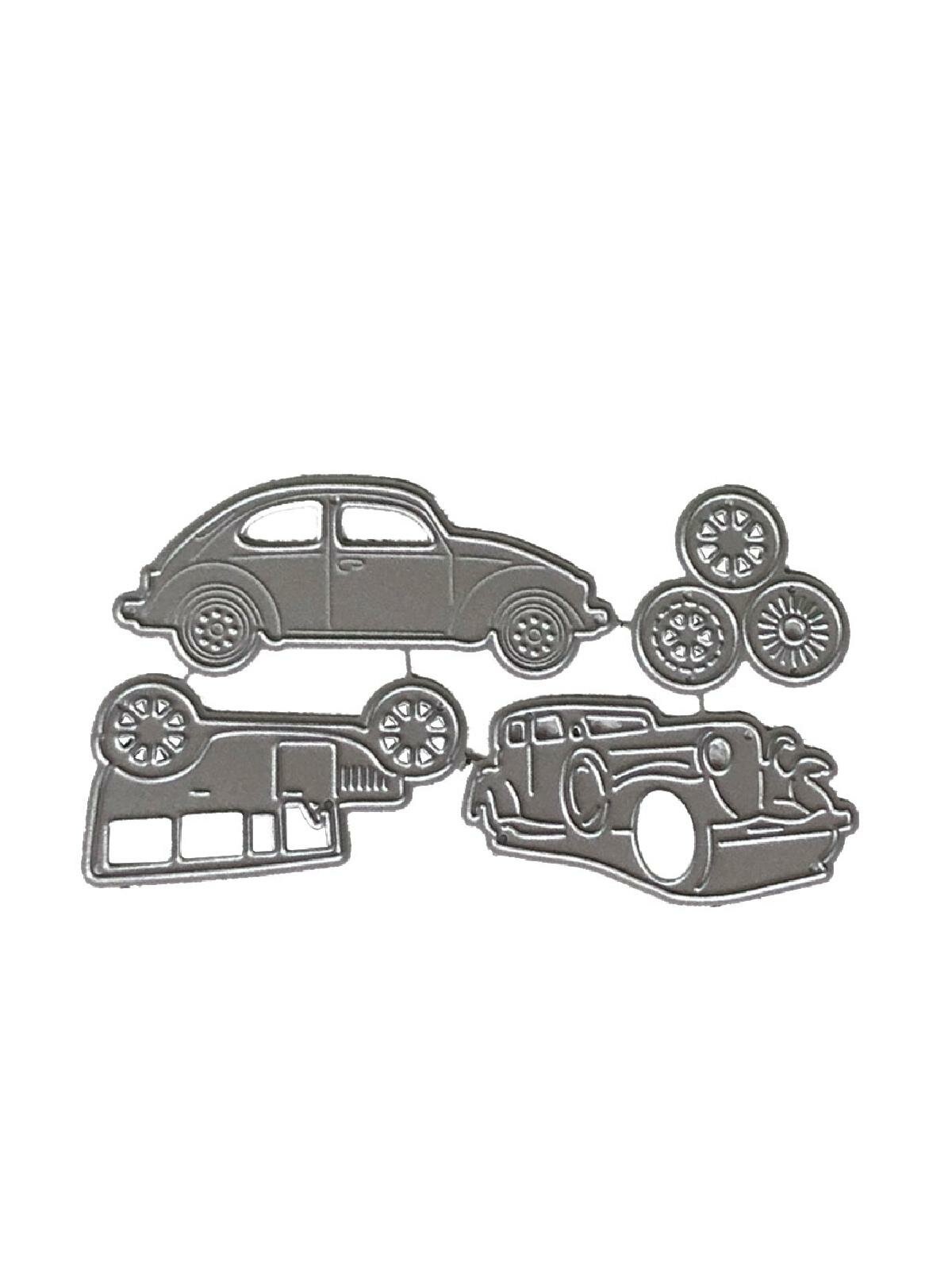 1 Комплект Для Резки Автомобиля Из Углеродистой Стали Умирает Тиснение Трафарет Шаблоны Плесень Бумага DIY Ar