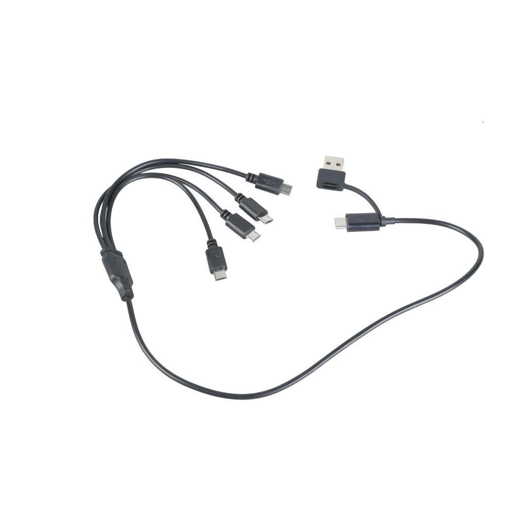 Плотный двойной USB-кабель Type-C и Micro 5pin