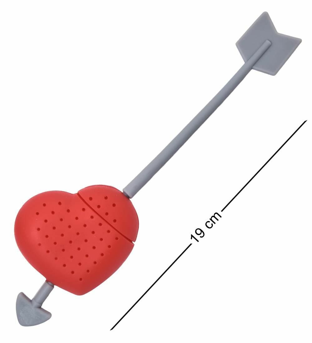 Фигурка с ситцем для заварки "Сердце" A2189284 разностор