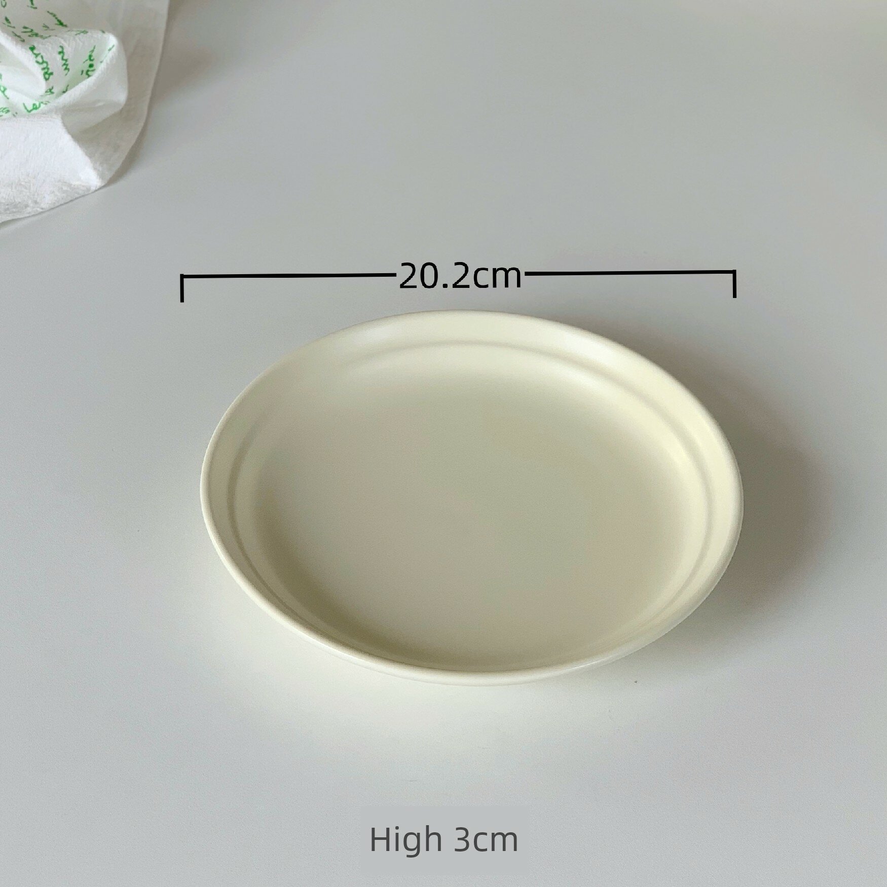 Корейская посуда в стиле INS, креативная овальная тарелка, высококачественная тарелка для салата, тарелка для завтрака,