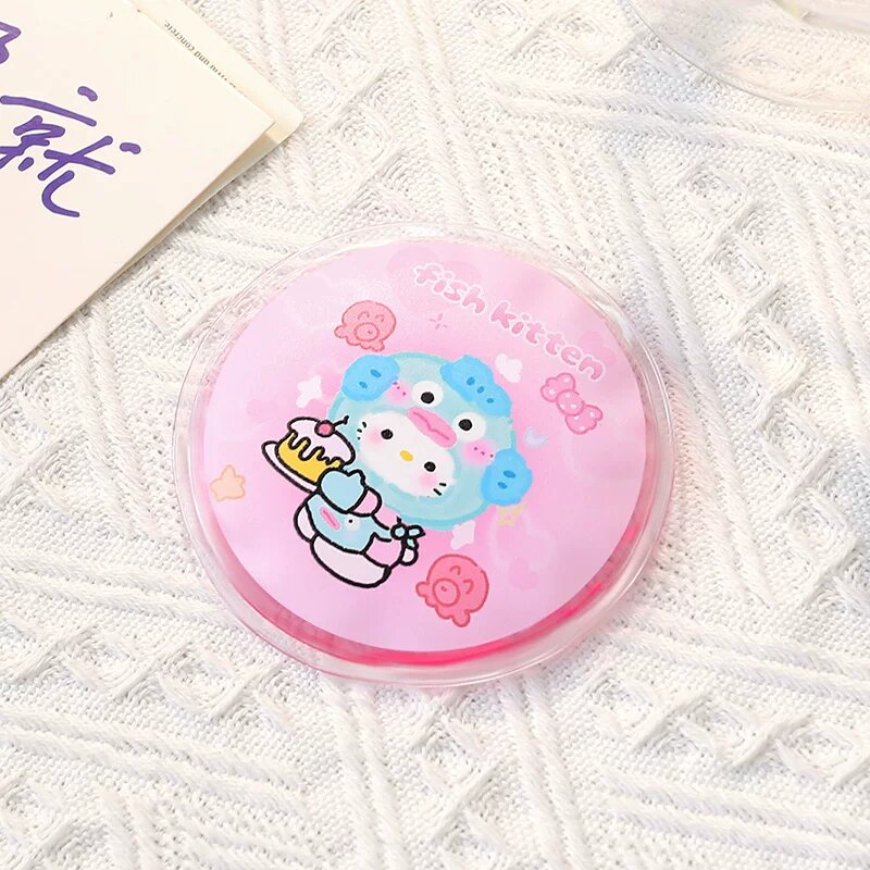 Многоразовая детская грелка для рук с мультяшным дизайном, портативная карманная грелка для школьников, многоразовая