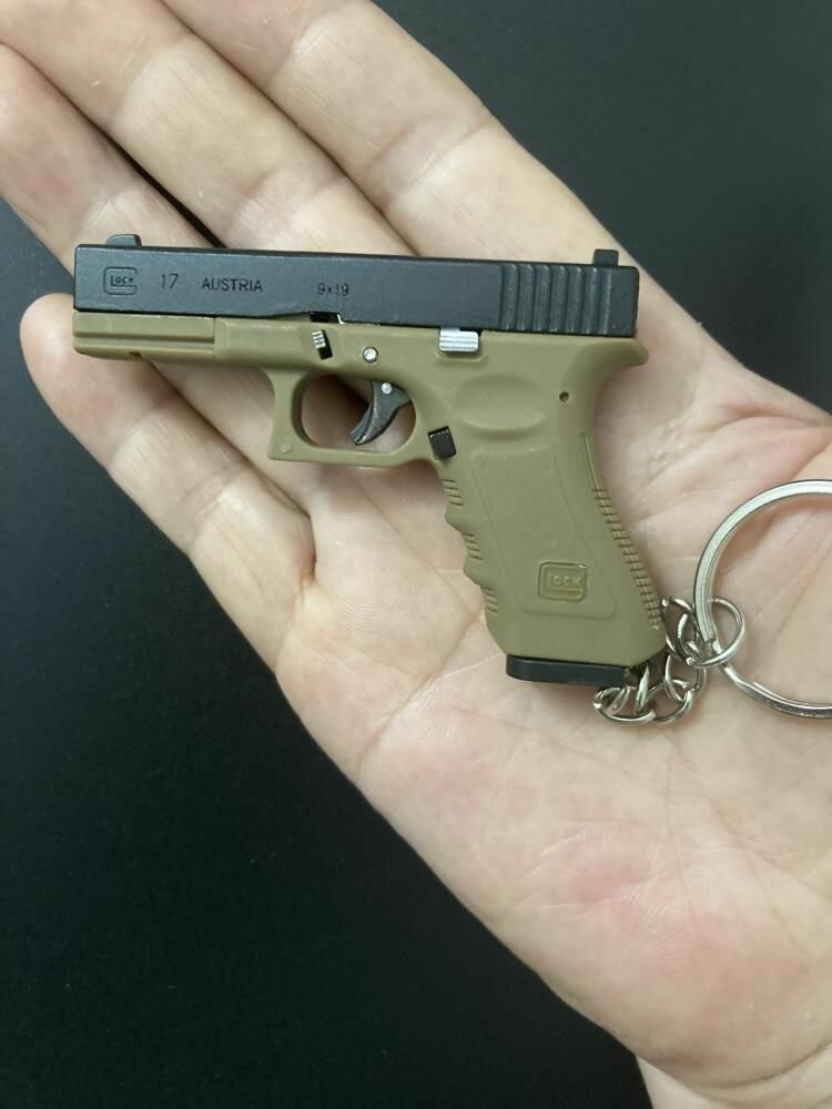 WEXZ 1:3 Мини-брелок для пистолета модели Glock 17