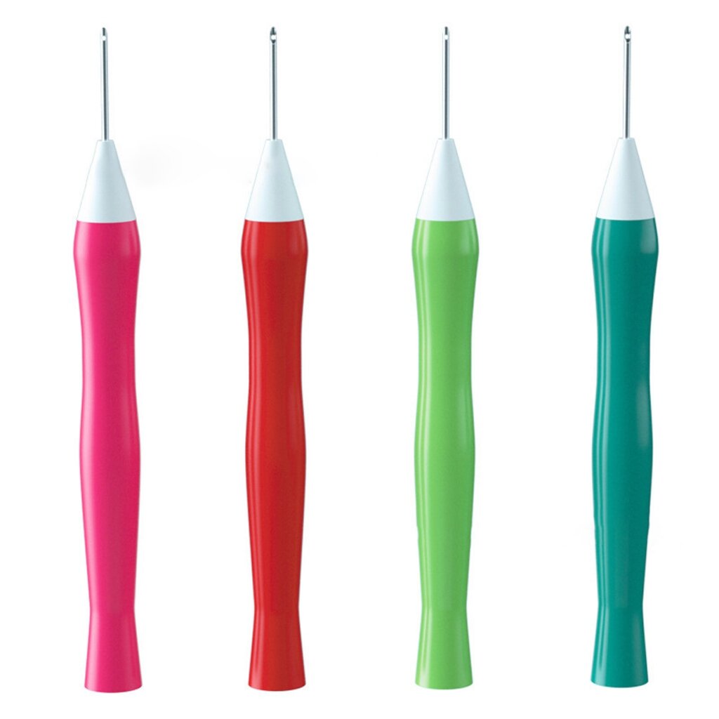 Перфораторная Игла Ковер Пряжа Перфораторная Игла Портативная Ручка Для Вышивания Вязание Вышивка Крестиком Ткань Инструменты для Перфорации Иглой