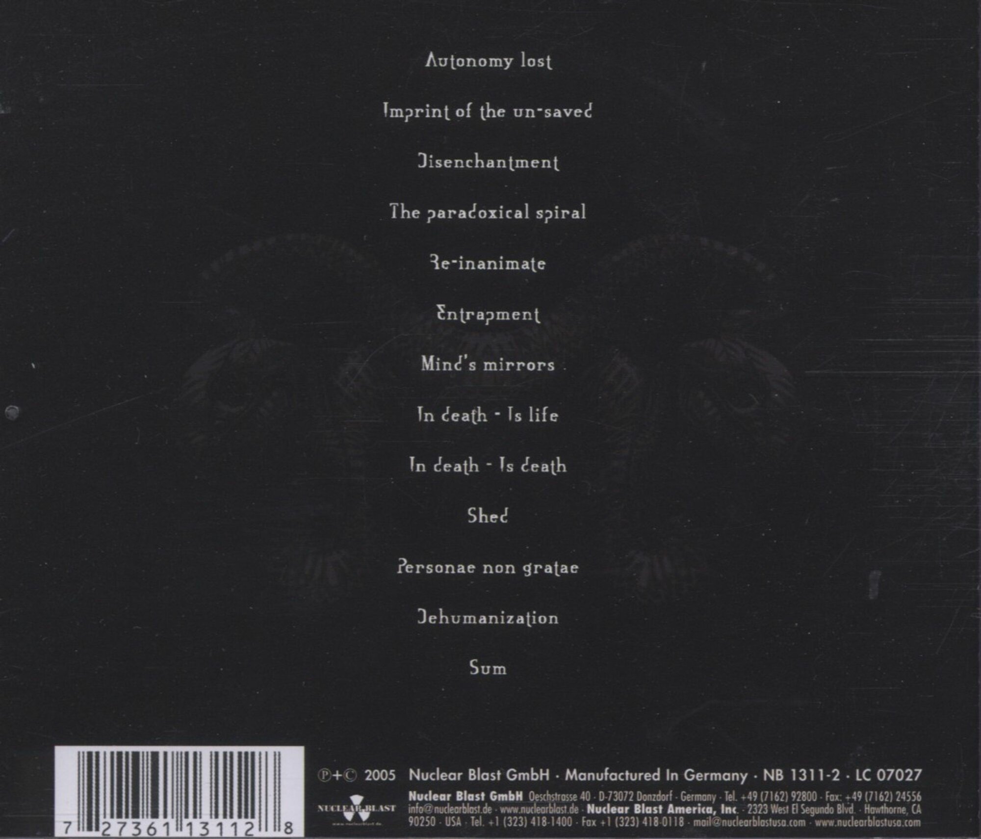 Компакт-диск Meshuggah - Catch Thirtythree (1 CD) — фото 1