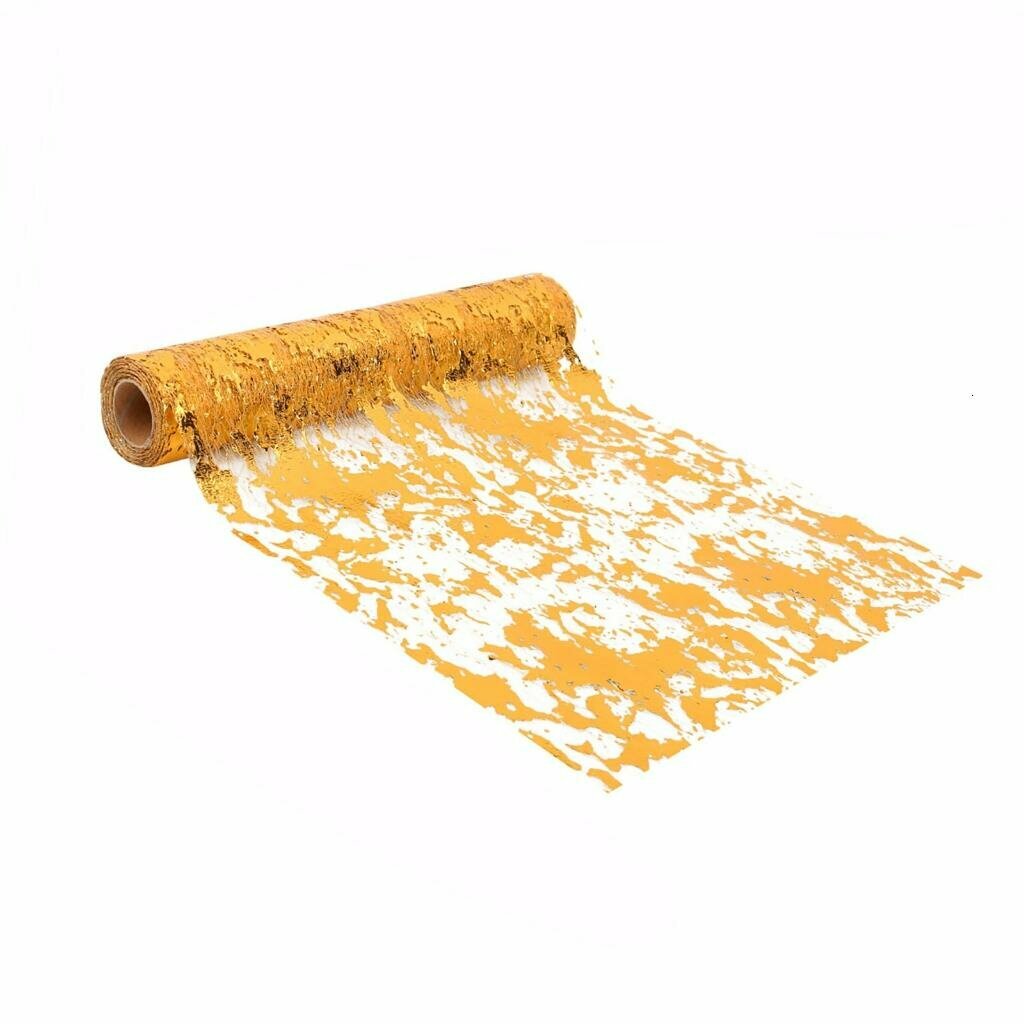 Золотая и серебряная сетка для поделок и украшений, Золотой 2,75 метра