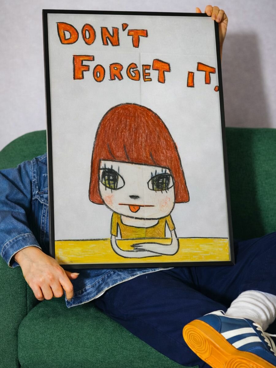 Постер в стиле Японский андеграунд / Плакат Ёситомо Нара интерьерная печать