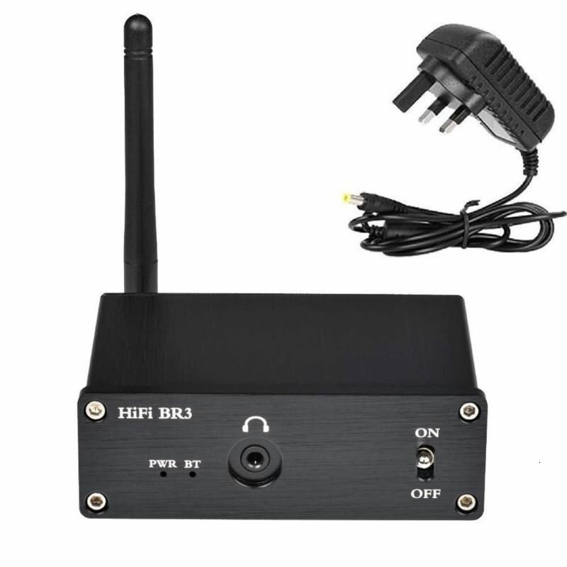 HiFi аудио ресивер BR3 с BT5.0, чипом CC5125, CSR8675, улучшенным цифровым оптическим, коаксиальным и 3.5AUX, LDAC/AptxHD, UK