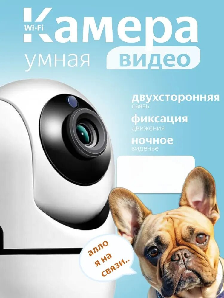 Камера видеонаблюдения и видеоняня поворотная для дома