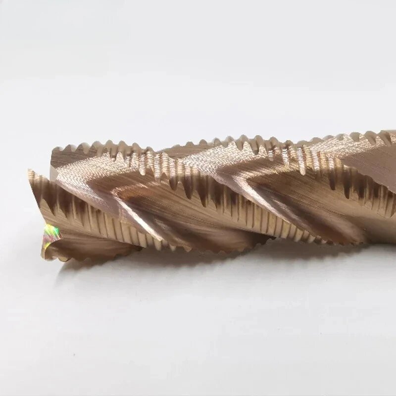 Твердосплавные черновальные концевые фрезы, 4-зубые фрезы с ЧПУ, фрезы для грубой обработки металла HRC55 3,4,5,6,7,8,10-20 мм 8.0X20X8DX60