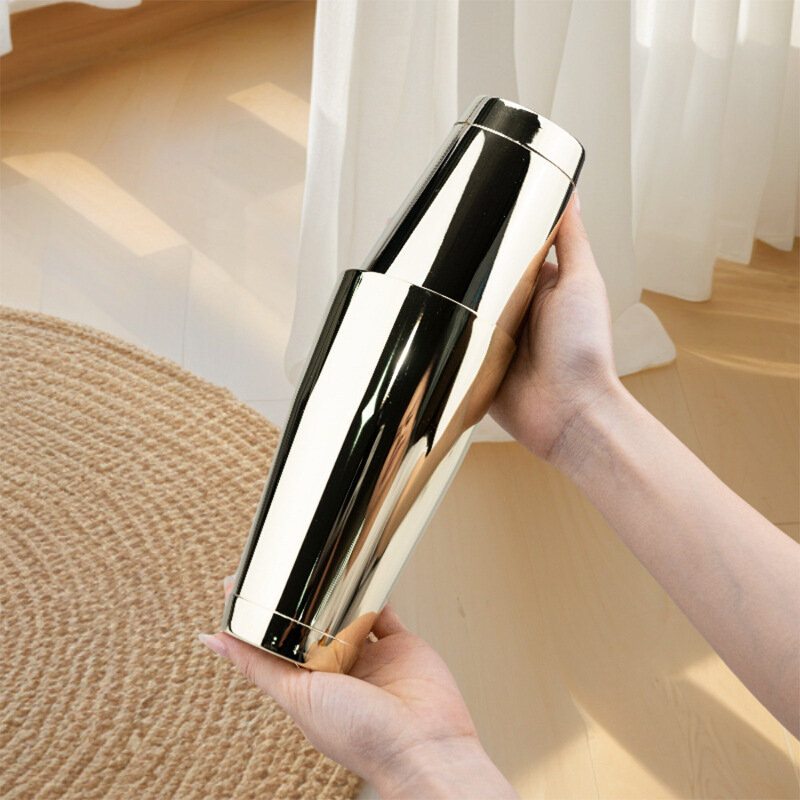 304 Нержавеющая сталь Бостонский шейкер Американский стиль Коктейльный шейкер Набор барных шейкеров