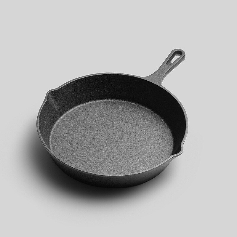 Набор из трех чугунных сковородок, домашняя старинная чугунная сковорода, набор сковородок без покрытия и антипригарным покрытием для домашнего использования, доступен дропшиппинг