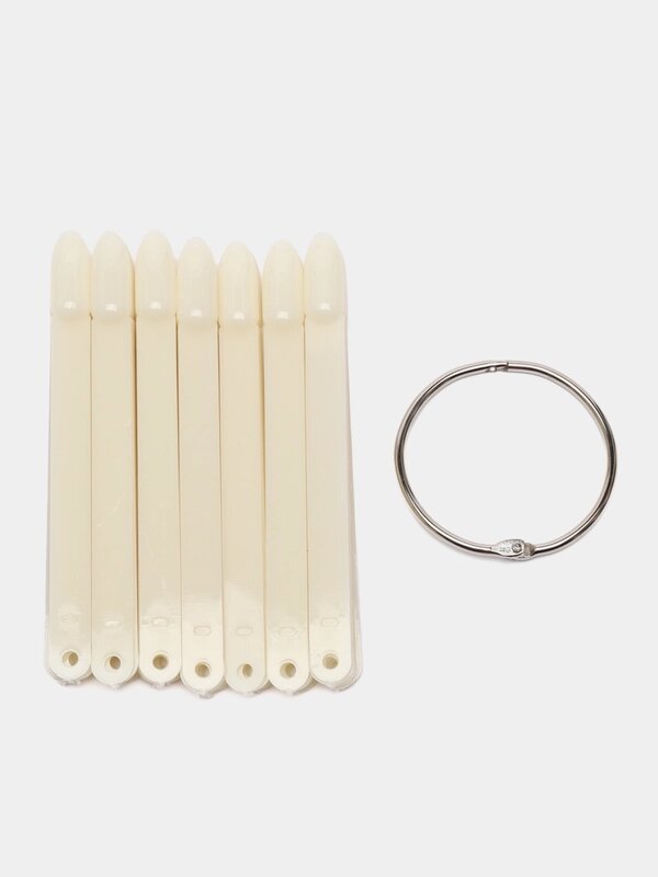 Типсы на кольце "Веер", палитра для выкраски гель лака и дизайна, 50 шт