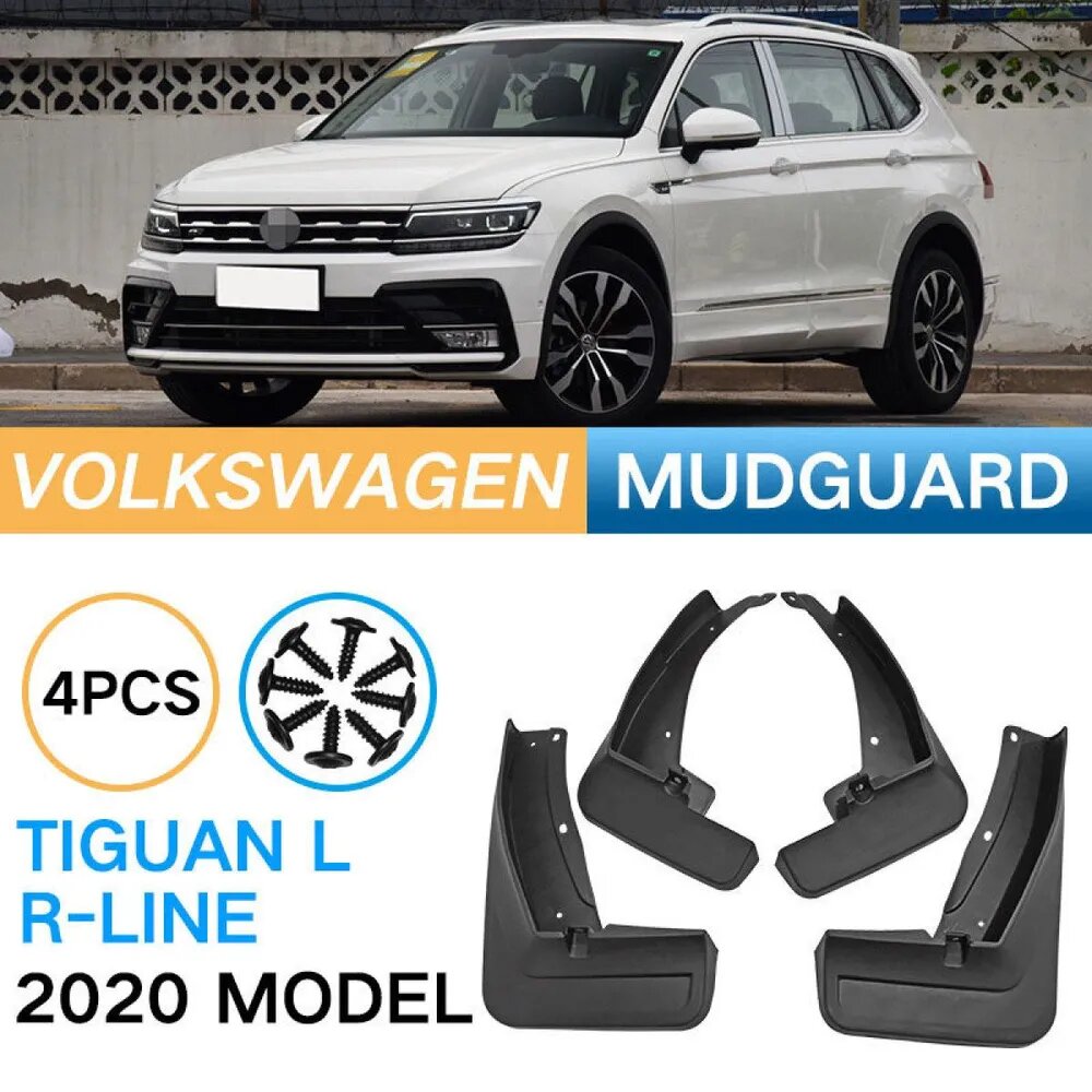 Крыло автомобильное, арт. Подходит для Volkswagen Tiguan L R-Line 2020 Автомобиля Брызговики/V