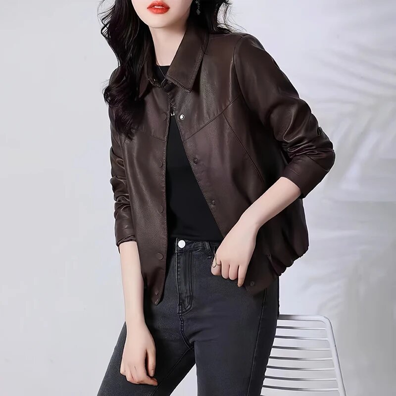 Куртка кожаная