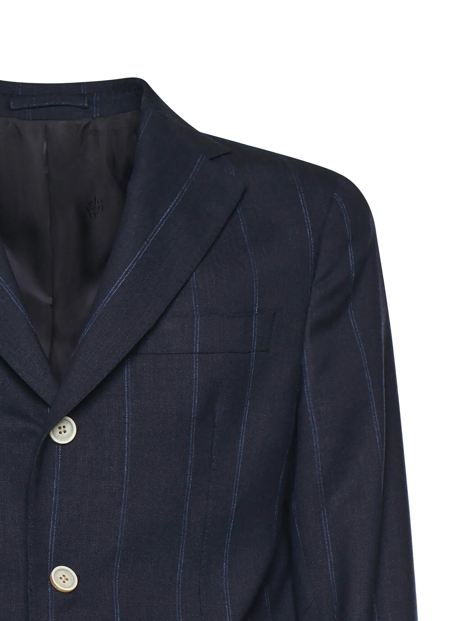 Комбинезон Eleventy Single-breasted pinstripe suits, размер 50, синий — фото 1