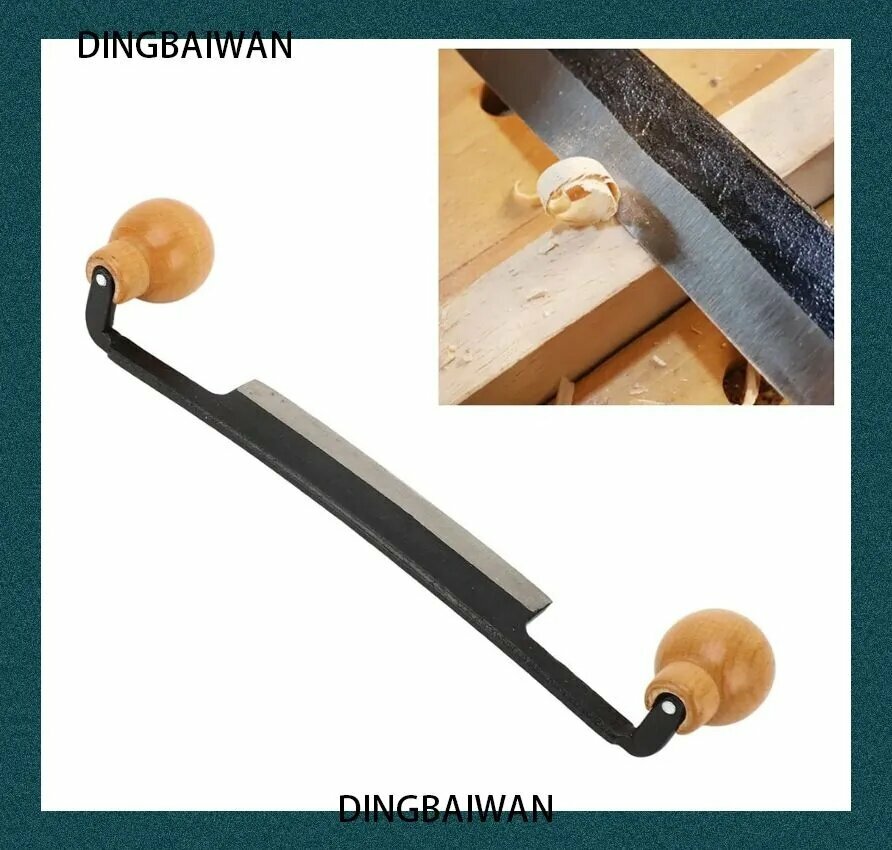 Прямой строгальный станок с двойной ручкой для домашних работ и строгания, нескользящая деревянная ручка, лезвие из вольфрамовой стали
