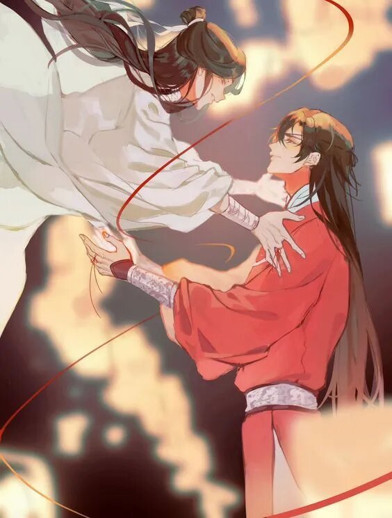 Алмазная Картина "Благословение Небожителей Аниме" 5D Круглый Бриллиант 40х50 См.