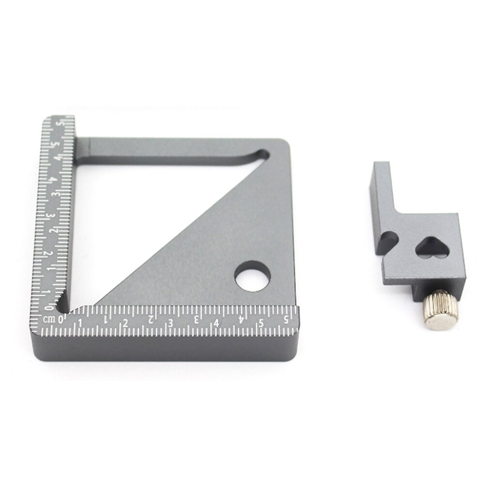 1 комплект из 2 предметов, деревообрабатывающая универсальная линейка для измерения высоты, ширины и диаметра-с ползунком