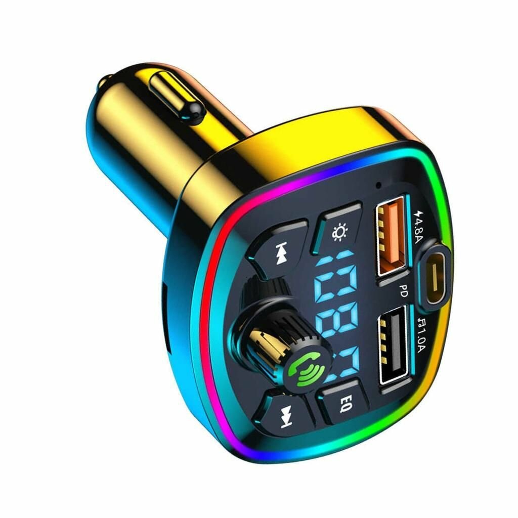Автомобильный Беспроводной приемник QC3.0 с двойным режимом, MP3-плеер с быстрой зарядкой, Универсальный