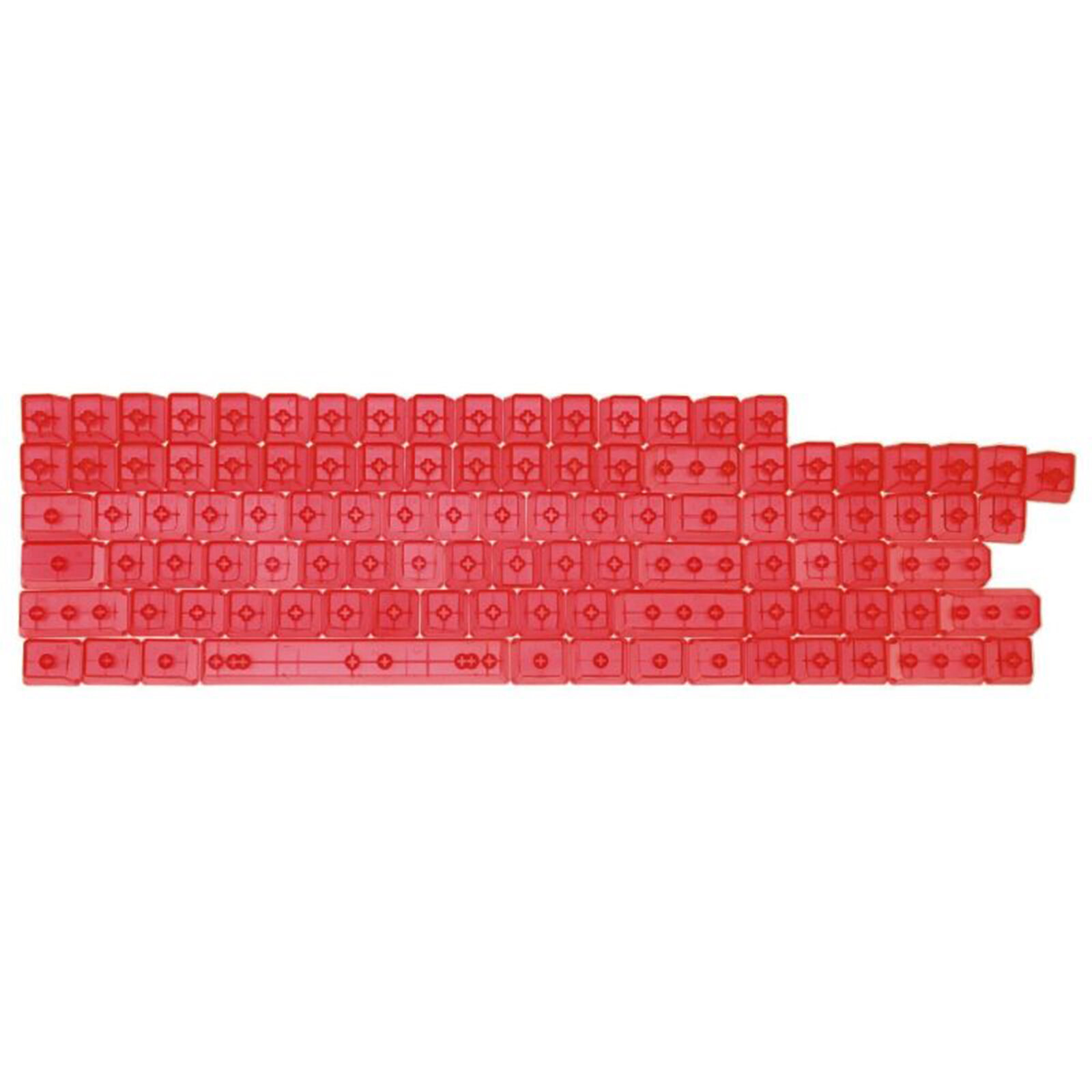 104peeces abs clear keycap Механическая клавиатура сплошной цветовой подсвет