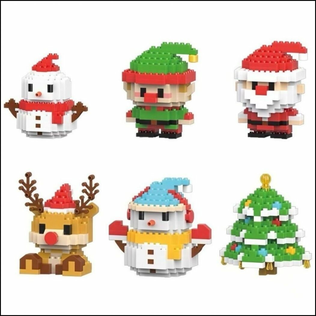 Эксклюзивный рождественский набор, 6 миниконструкторов