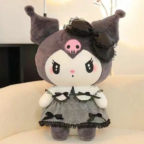 Мягкая игрушка Куроми аниме, девочка кролик Kuromi розовая 30 см