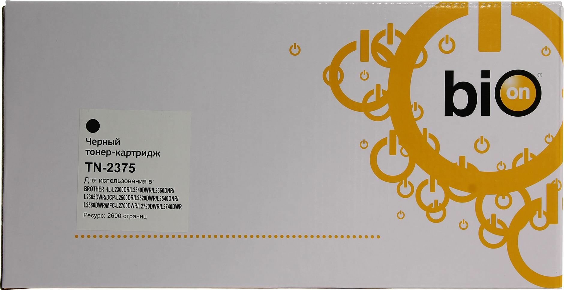 Картридж Bion BCR-TN-2375 для Brother HL-L230DN/DCP-L2560DWR/MFC-L2700DWR