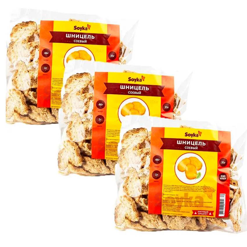Шницель соевый Сойка, 10шт х 100г