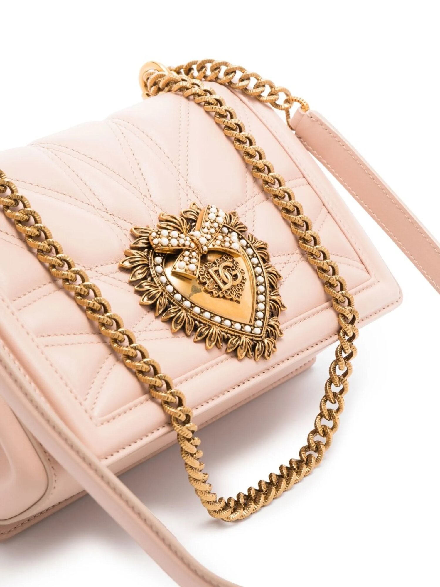Сумка DOLCE & GABBANA, розовый, — фото 1