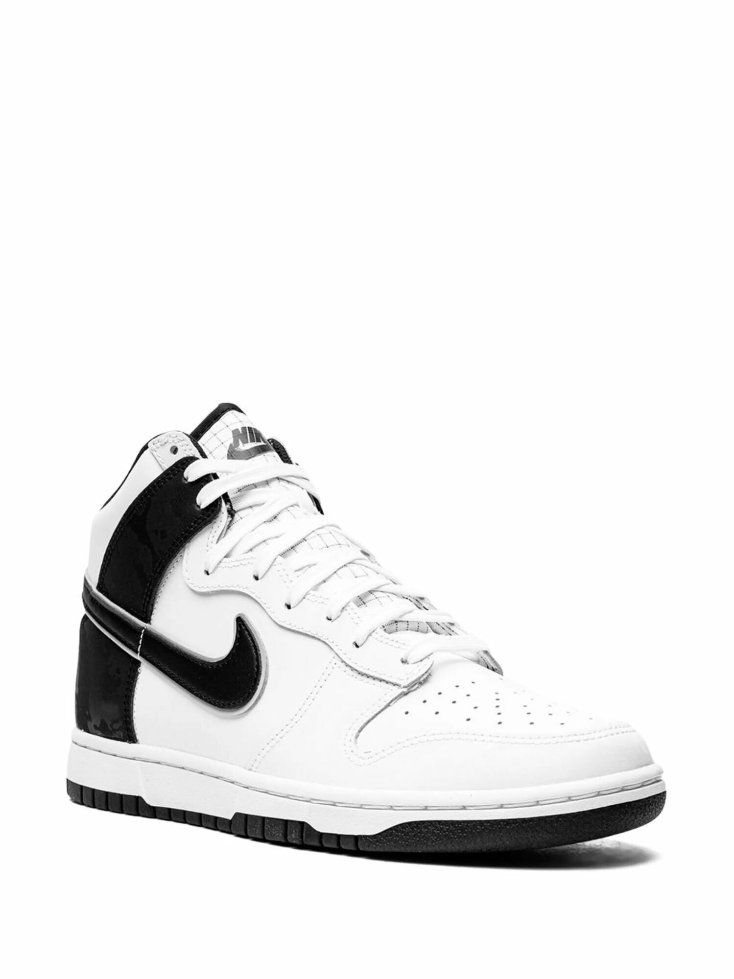 Кроссовки NIKE Dunk High Retro SE, размер 11 US, серебристый — фото 1