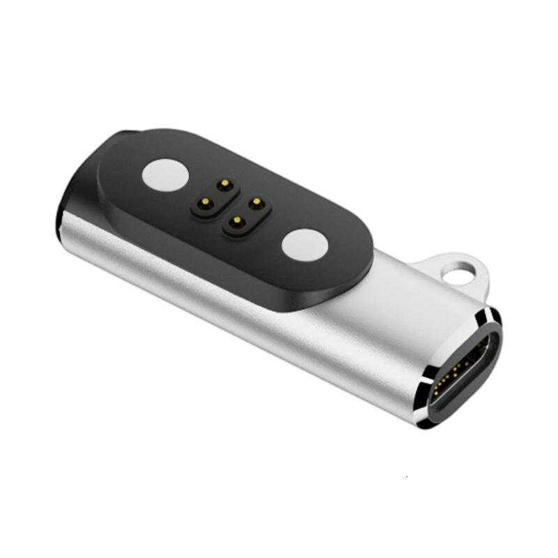 Адаптер для зарядки 2 костных наушников с быстрой зарядкой, Серебро - 4-контактный разъем