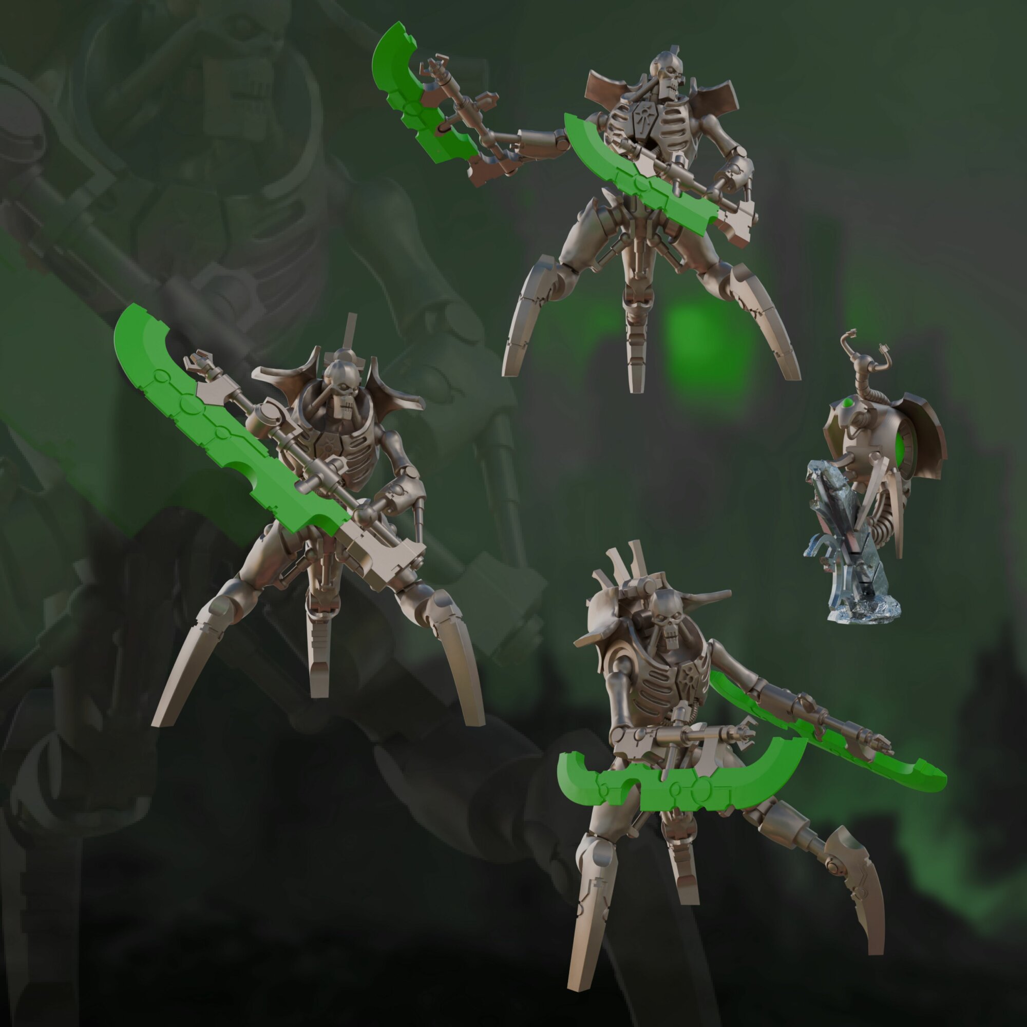 Warhammer 40000 Skorpekh Destroyers / Набор миниатюр для настольной игры