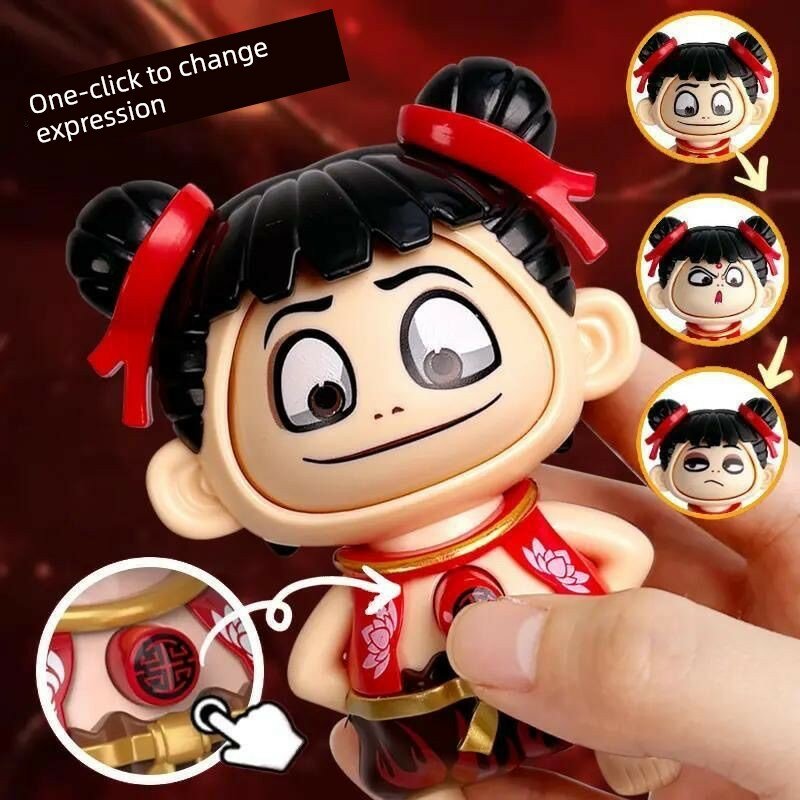 Кукла-трансформер Нэчжа, подвеска-игрушка для снятия стресса, официальный подарок на День защиты детей 2025 Большая