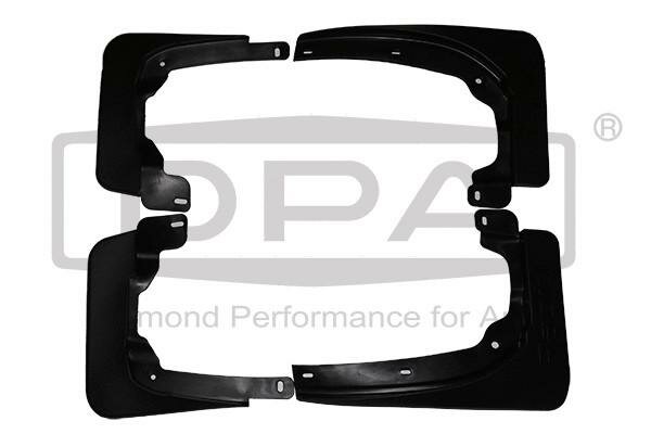 Брызговики DPA 88261157902 передние + задние Skoda Rapid 2012-