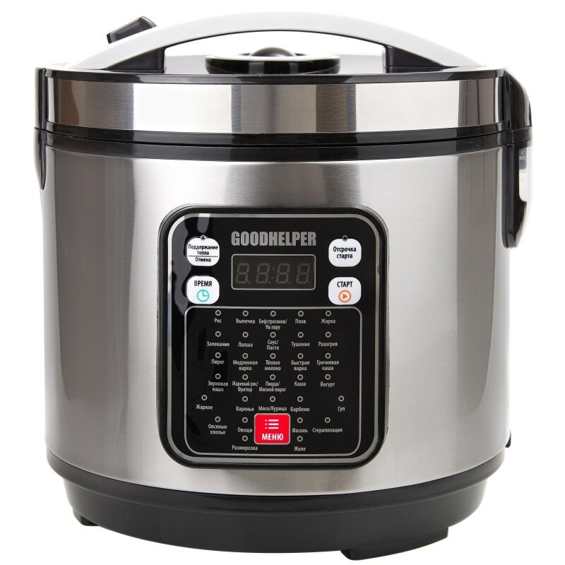 Мультиварка GoodHelper Электронная, 5 л, 900 Вт, 32 программы (MC-5200)