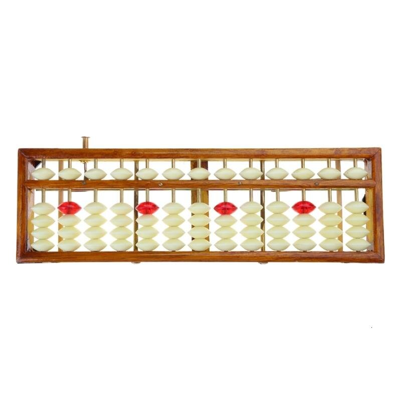 Счёты с кнопкой сброса, 185 шариков 13 рисовых крупинок