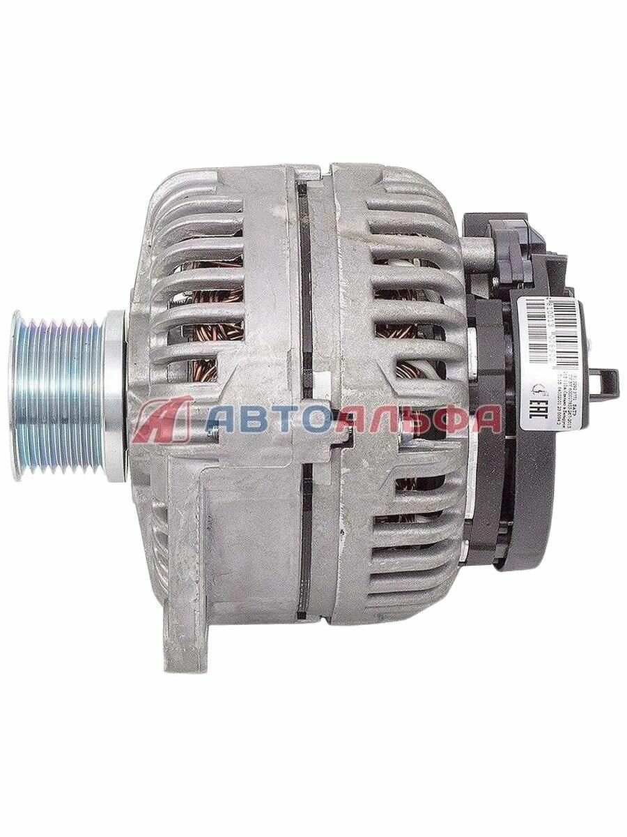 Генератор 28В 110А КАМАЗ (ан. 0124655082 Bosh с дв. Cummins ISB 6.7)